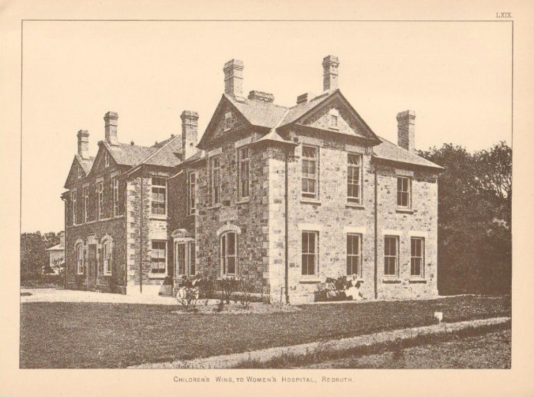 The Children’s Wing, Redruth Women’s Hospital 1899 – The Passmore ...